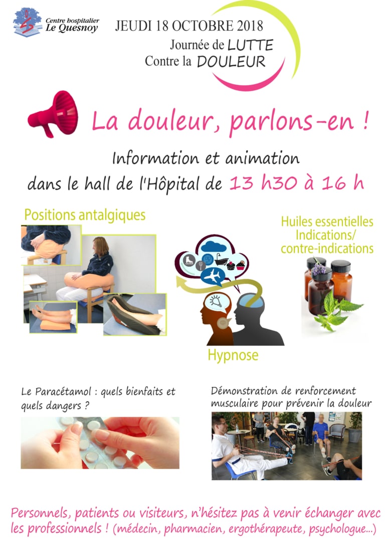 affiche-LUTTE-CONTRE-LA-DOULEUR-2018-1 - Centre Hospitalier Le Quesnoy